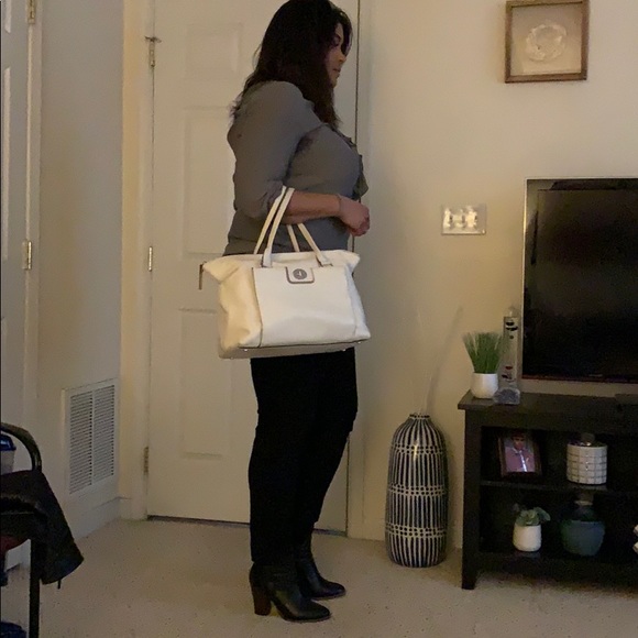 kate spade | Bags | Large Kate Spade Ivory Color Handbag | Poshmark